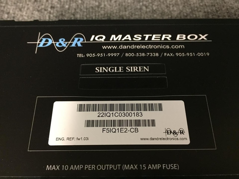D&R Electronics IQ Master Box Touchpad & Microphone F5IQE2-CB F5M-IQTP ...
