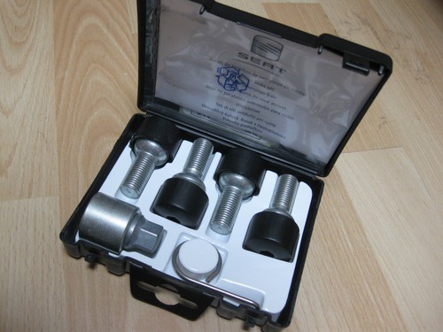Original VW Seat Audi Diebstahlsicherung M14x1,5x27,5 Radschloß ...