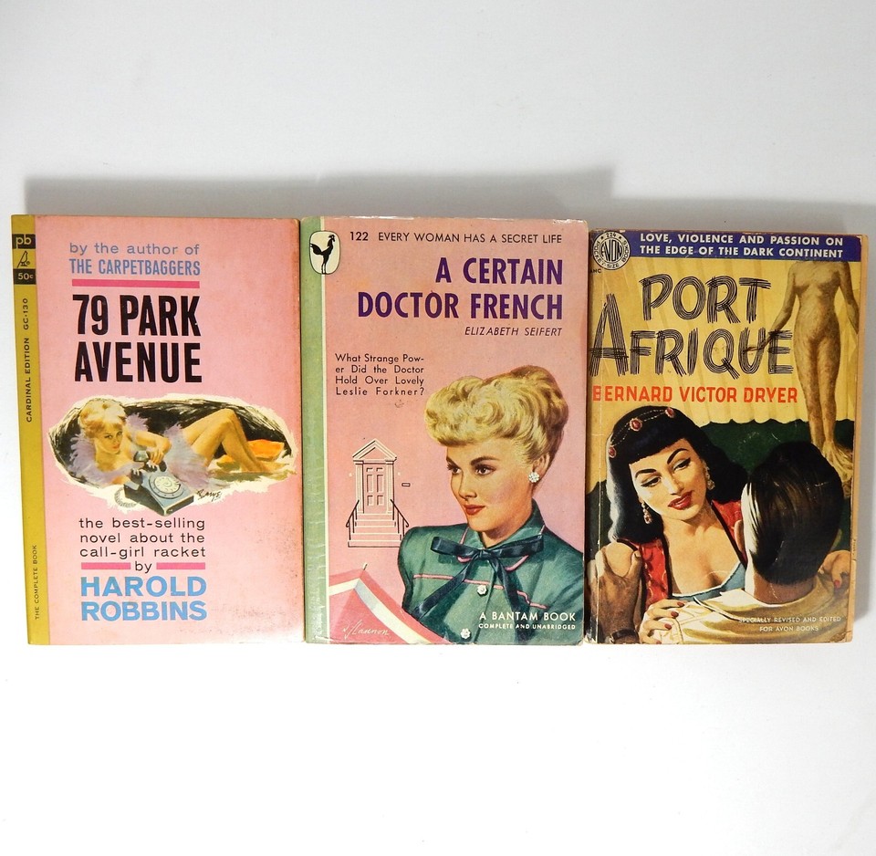 Vintage Mid-Century Paperbacks lot of 21 Instant Collection 1940s 1950s ...