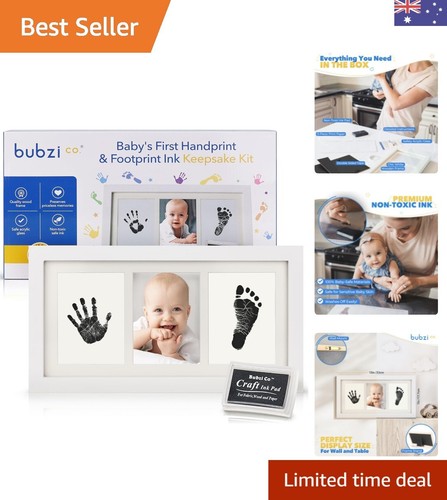 Baby Ink Hand and Footprint Kit - Newborn Keepsake Frame for ...