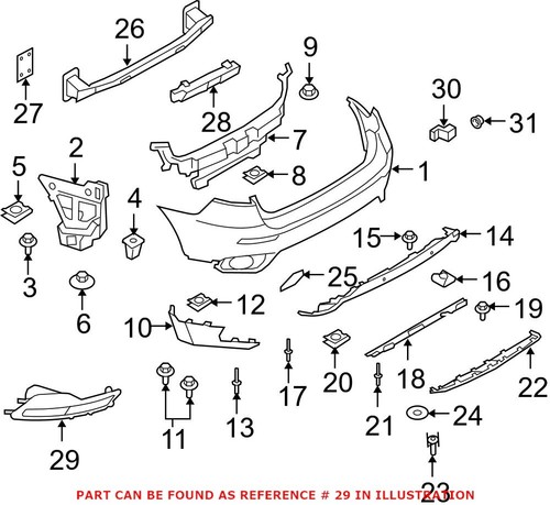 Genuine OEM Reflector Panel for BMW 63147179989 | eBay