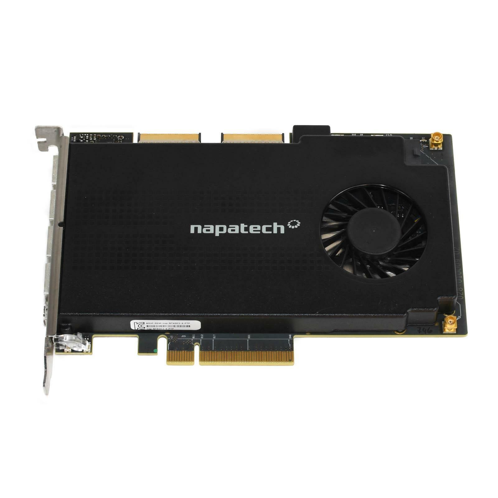 Netscout / NAPATECH NT40E3-4-PTP-ANL 4x 10GbE Packet Capture & Analysis ...