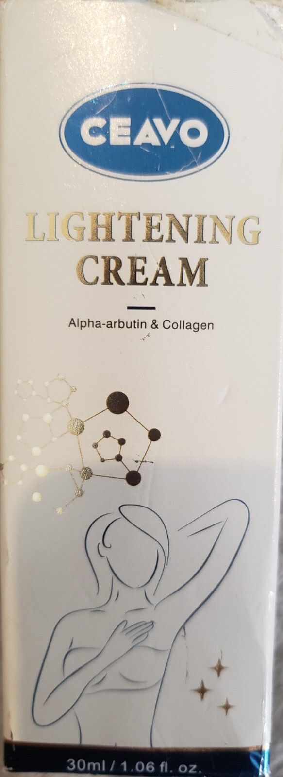 Ceavo Skin Lightening Cream for Dark Underarm Knees Elbows Inner Thigh ...