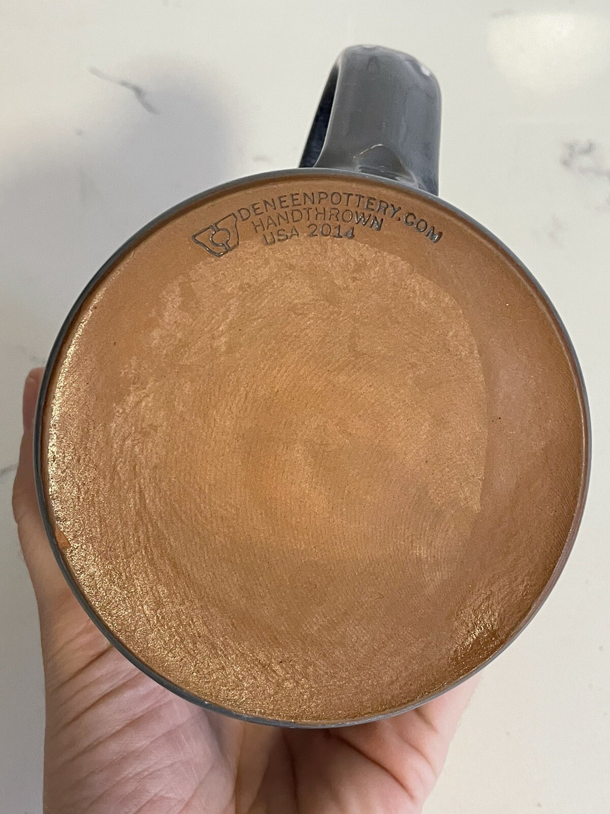 Quiet Creek Inn-Idyllwild, CA-2014-Gray Drip Pottery-Coffee Mug USA ...