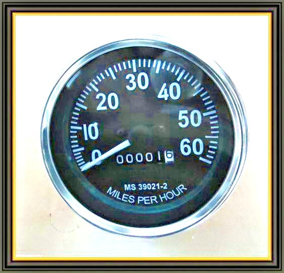 Willys Jeeps Speedometer Fits in M Series MB GPW CJ2A CJ3A CJ3B | eBay