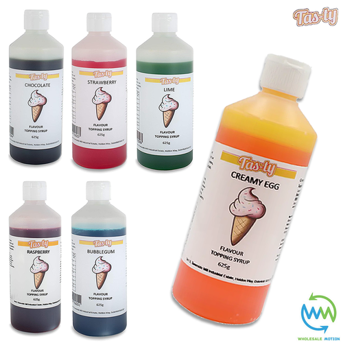 625G Ice Cream SAUCE Topping TAS-TY Brand Multiple FLAVOURS Syrup ...