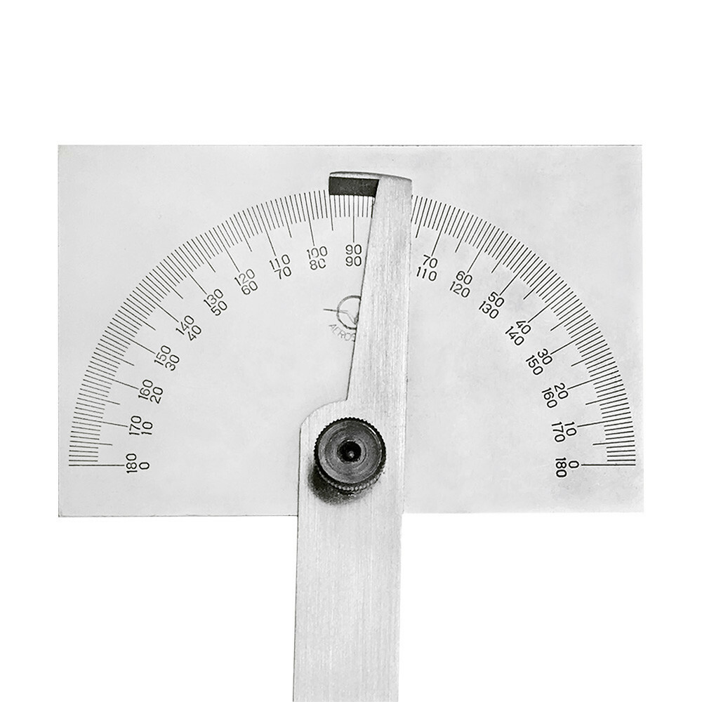 Stainless Steel 180 Degree Square Head Depth Gage Protractor | eBay