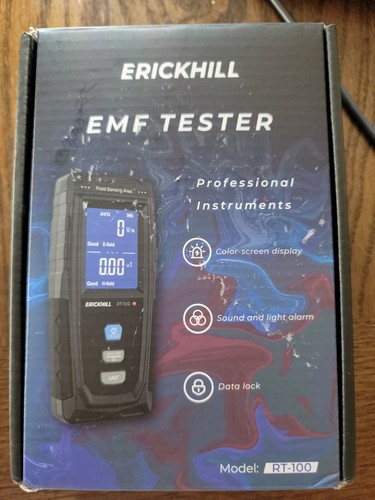 Erickhill EMF Tester - RT-100 New Open Box Free Shipping professional ...