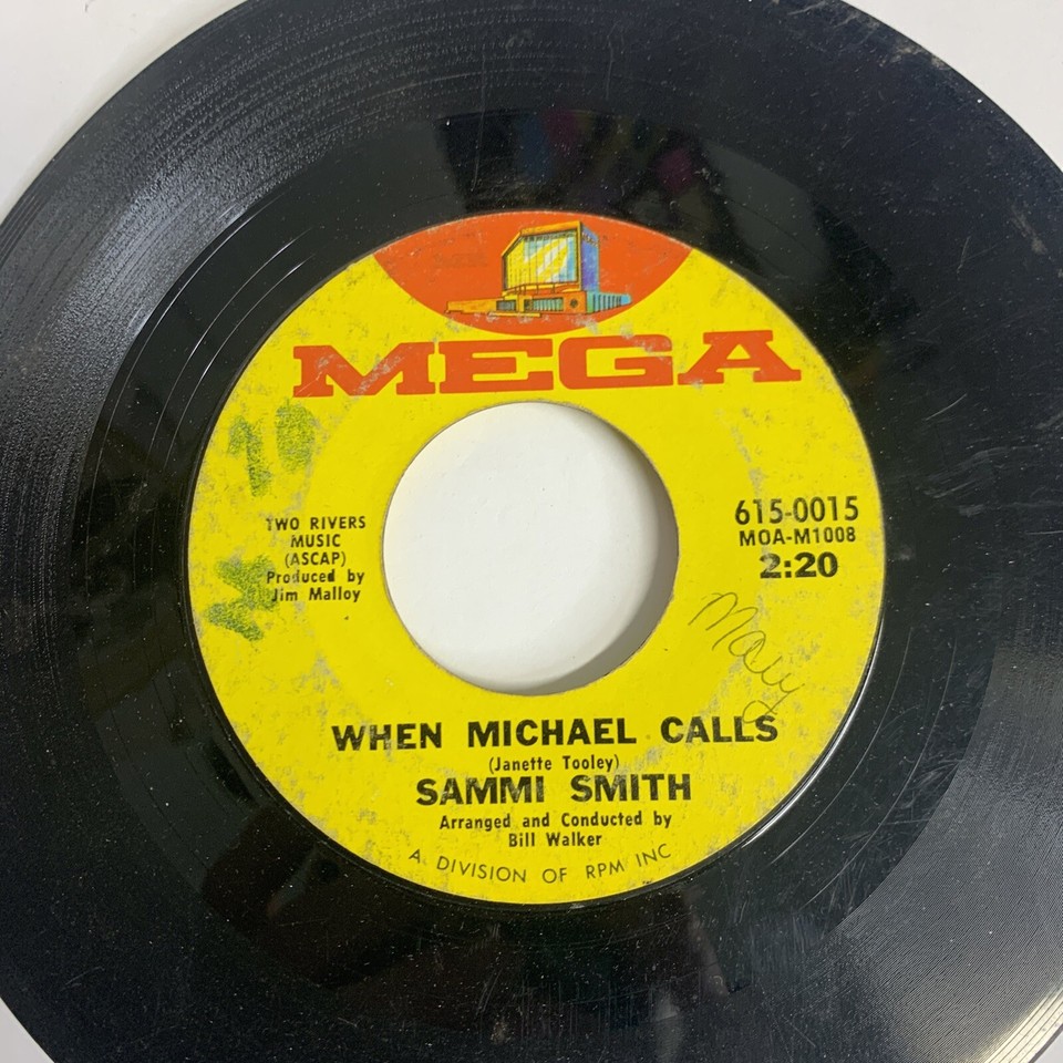 Sammi Smith When Michael Calls/Help Me Make It Through The Night 45 RPM GOOD | eBay
