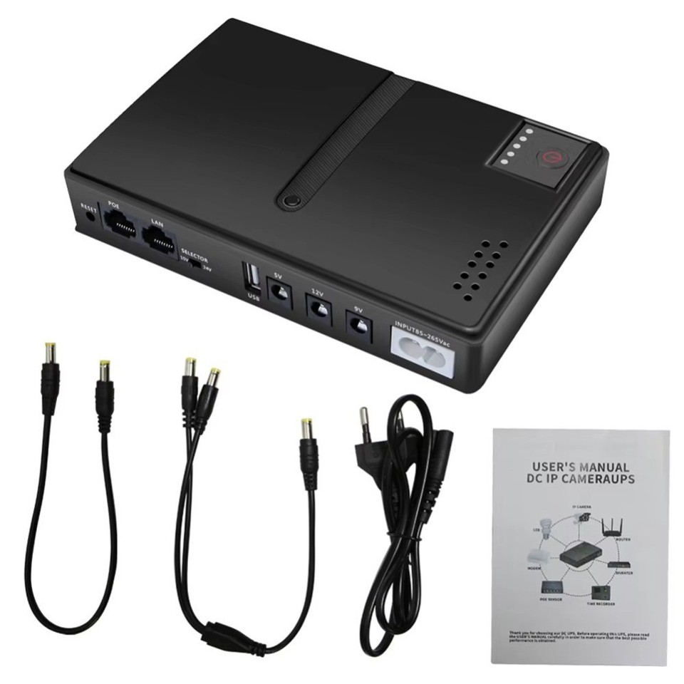 5V9V12V DC1036P Emergency Power Supply DC UPS Battery Backup DC Power ...