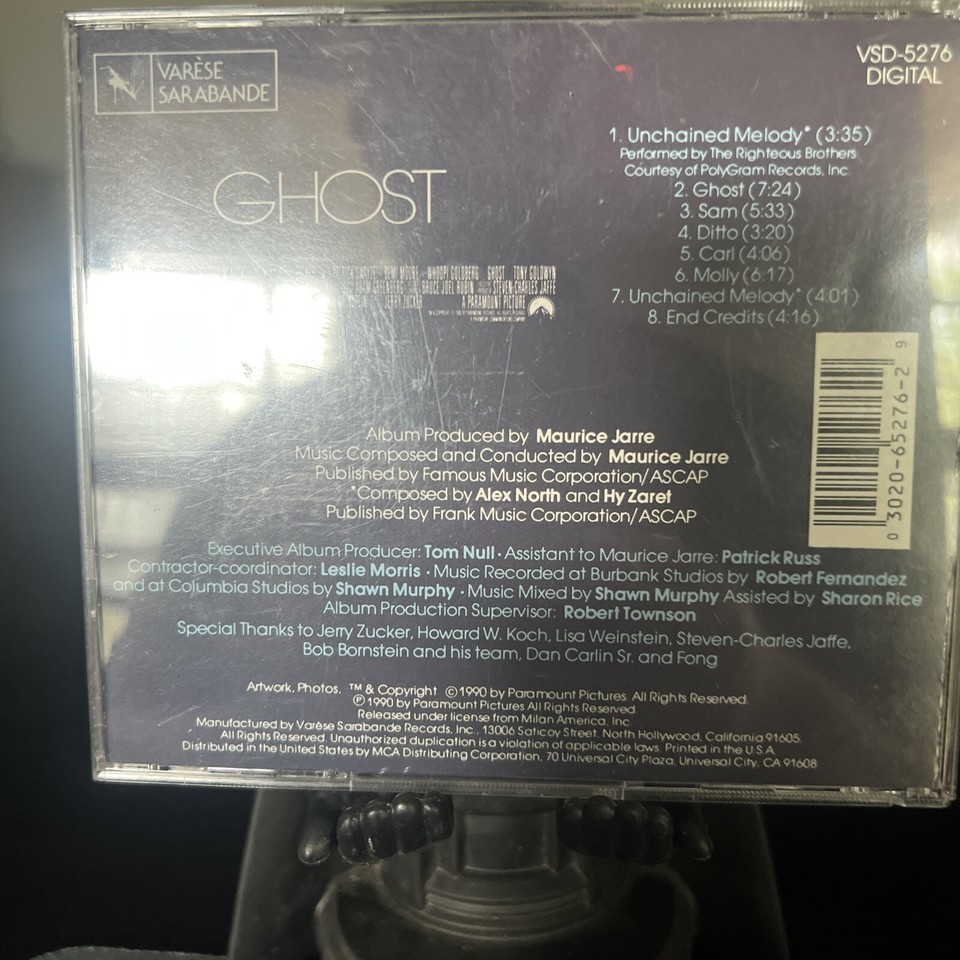 Ghost [Original Motion Picture Soundtrack] Maurice Jarre (CD Varèse ...