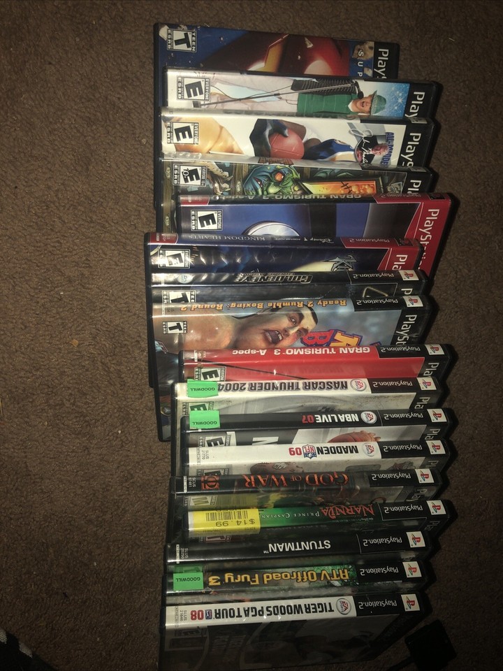 Sony PlayStation 2 PS2 17 Games Lot Most Titles Are Complete With ...
