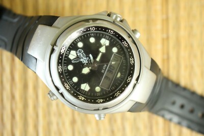 OUTSTANDING ISSUED INSCRIBED ADI IDF ANA-DIGI 20ATM CHRONOGRAPH WATCH ...