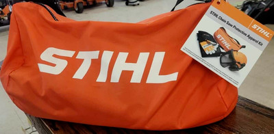 OEM STIHL CHAINSAW PROTECTIVE APPAREL KIT CHAPS HARD HAT GLOVES 7010 ...