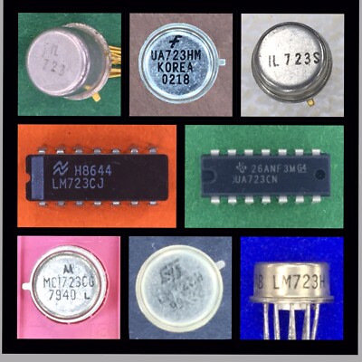 LM723 MC1723 Voltage Regulator Nat. Semiconductor RCA Motorola NOS x1pc ...