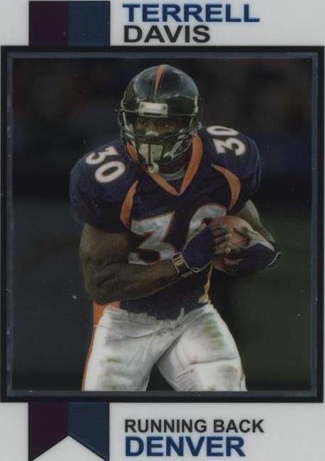 2023 Topps Composite - 1973 Topps Football Chrome Terrell Davis #1973-9 ...