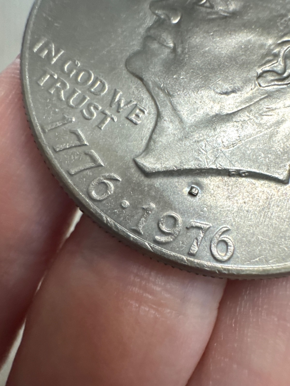 1776-1976 (D) Eisenhower Liberty Bell Moon One Dollar US Bicentennial ...