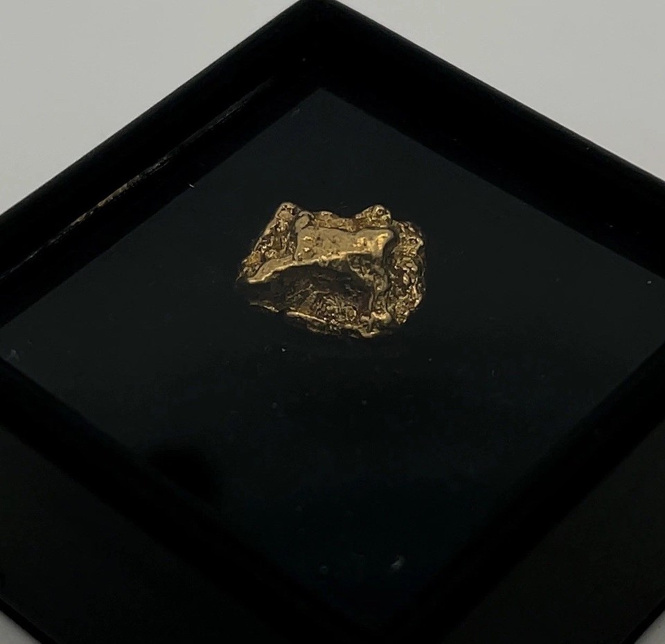 CLEAN 2.2g Alaskan Natural Gold Nugget 22k In Presentation Case XRF ...