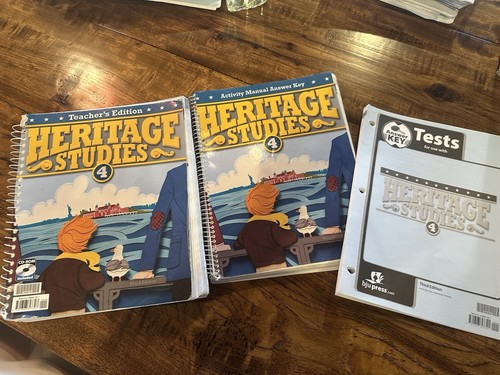 BJU Press Heritage Studies 4 Teachers Third Edition Activity Answer Key ...