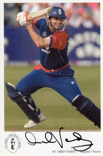 MIKE YARDY AUTOGRAPH, CRICKET, SPORT | eBay