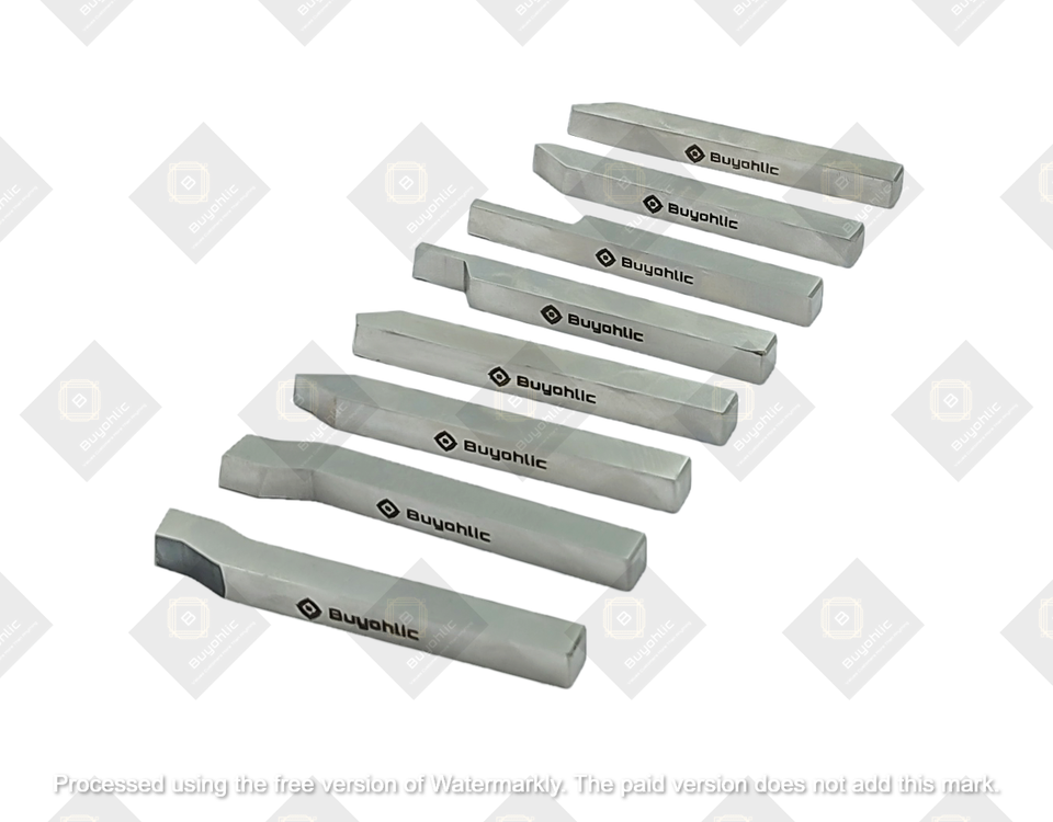 HSS M2 Grade Lathe Form Tool Set-Hard & Ground -Turning, Threading-USA ...
