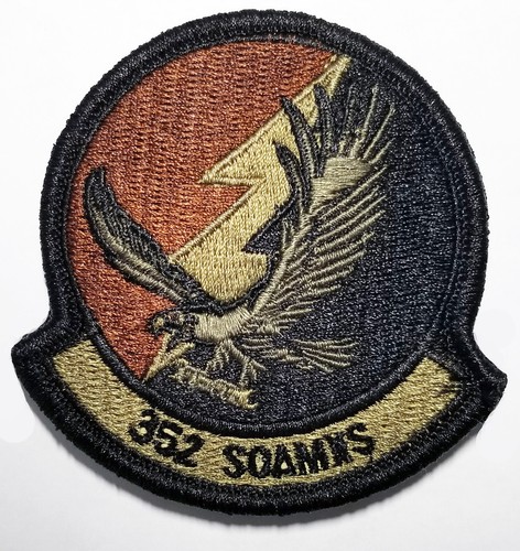 US Air Force 352nd Spec Ops Aircraft Maint (SOAMXS) Squadron HB Subdued Patch | eBay
