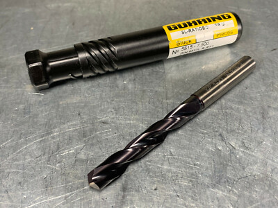 Guhring 7.5mm Solid Carbide Drill, 5515 Series RT 100 U, Nano-Firex ...