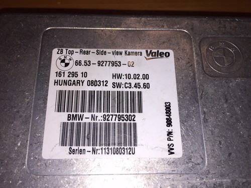 BMW E70/ E70LCI/ E71/ E72 OEM VALEO TOP REAR SIDE VIEW CAMERA CONTROL ...