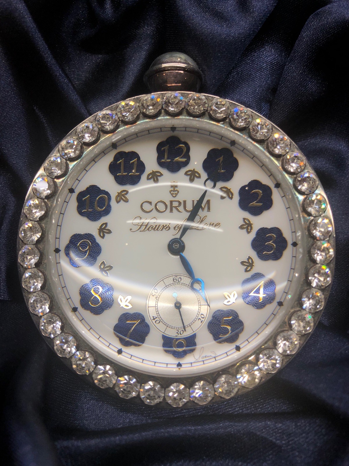 CORUM THE HOURS OF LOVE COLLECTORS SERIES SWISS MADE STERLING SILVER ...