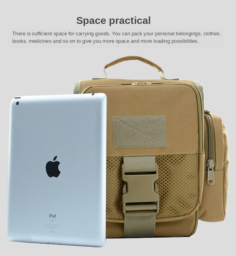 Outdoor Tactical Briefcase Shoulder Messenger Men Laptop Messenger Bag ...
