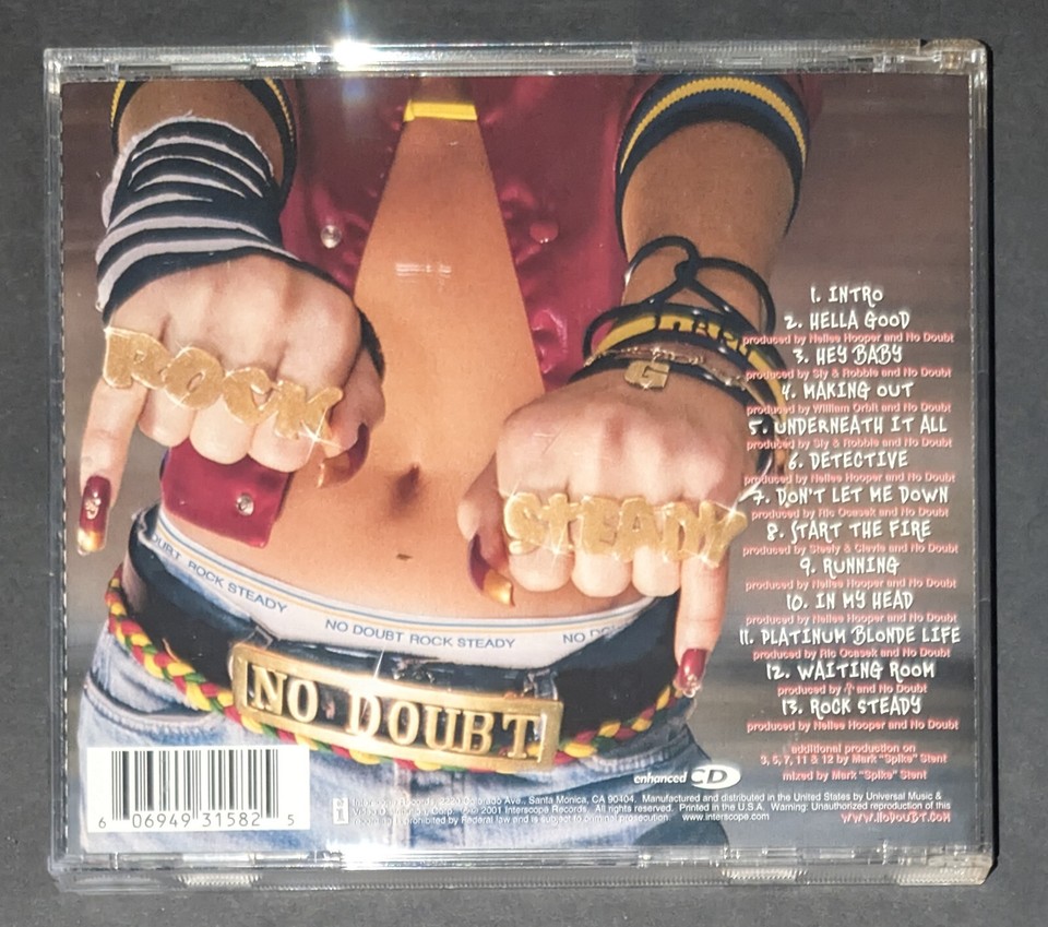 No Doubt Rock Steady CD 2001 First Edition Enhanced 606949315825| eBay
