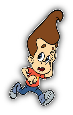 Jimmy Neutron Cartoon Sticker Bumper Decal - ''SIZES'' | eBay