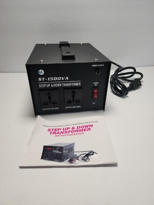 ST-1500W Watt Voltage Transformer Up/Down 110V to 220 Volt Converter | eBay