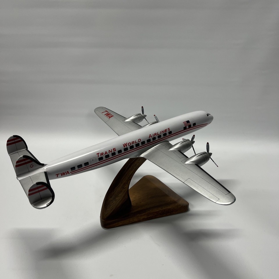 Lockheed L-1049 TWA Super Constellation Airplane 1952 HIGH DETAIL Desk ...