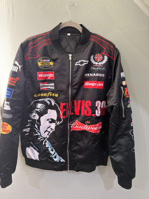 Dale Earnhardt Jr Elvis NASCAR Racing Vintage Jacket | eBay