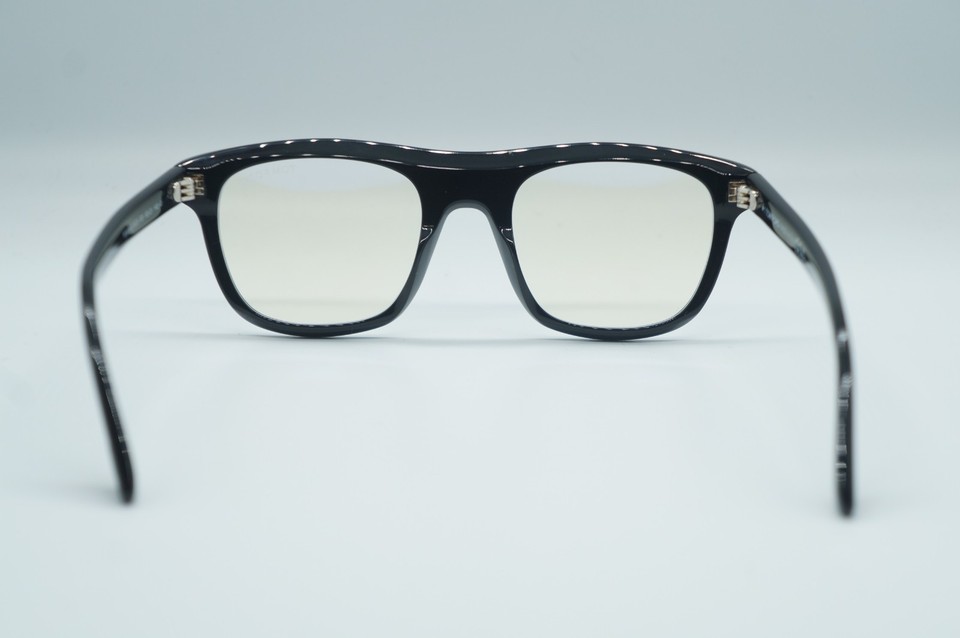 NEW TOM FORD TF 5939-B 001 SHINY BLACK AUTHENTIC EYEGLASSES FRAME 52-21 ...