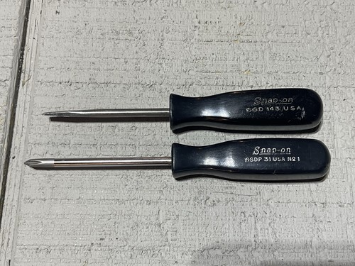 Vintage Snap On Screwdriver Set Phillips And Flat Head SSDP 31 No 1 ...