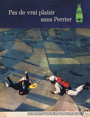 Publicité Advertising 046 1970 Perrier Fernand Oller Guy Potel Pierre ...