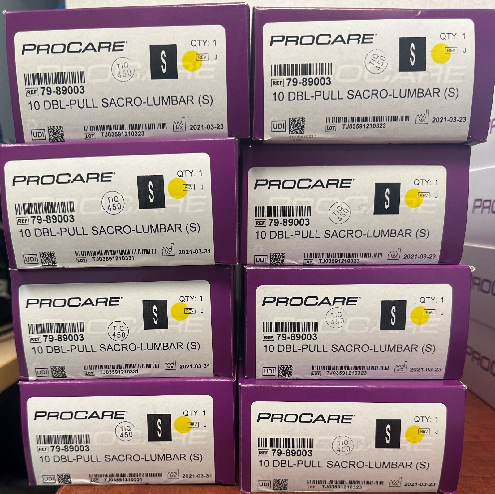 Procare 79-89003 Double-Pull Sacro-Lumbar Support straps SMALL (S), Lot ...
