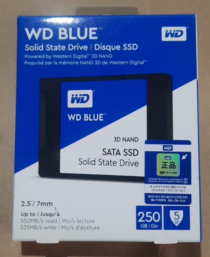 Western Digital Blue WDS250G2B0A 250 GB,Internal,7200 RPM,2.5 inch Hard ...