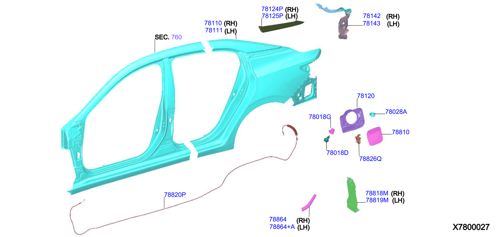 Genuine Nissan Clip 788186LB0A OE for sale online | eBay
