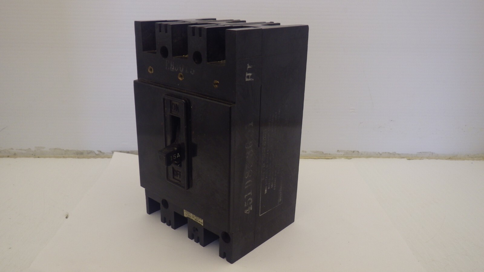 WESTINGHOUSE 451D853G01 (E7819) CIRCUIT BREAKER, 3 POLE 15 AMP 480V | eBay