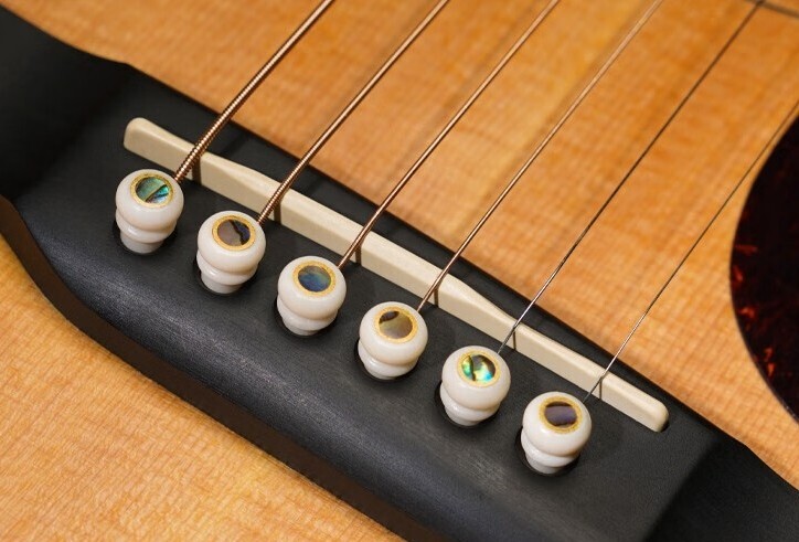 30x Bone Guitar Unslotted Pin String Peg Luthier Bridge White H03-N | eBay