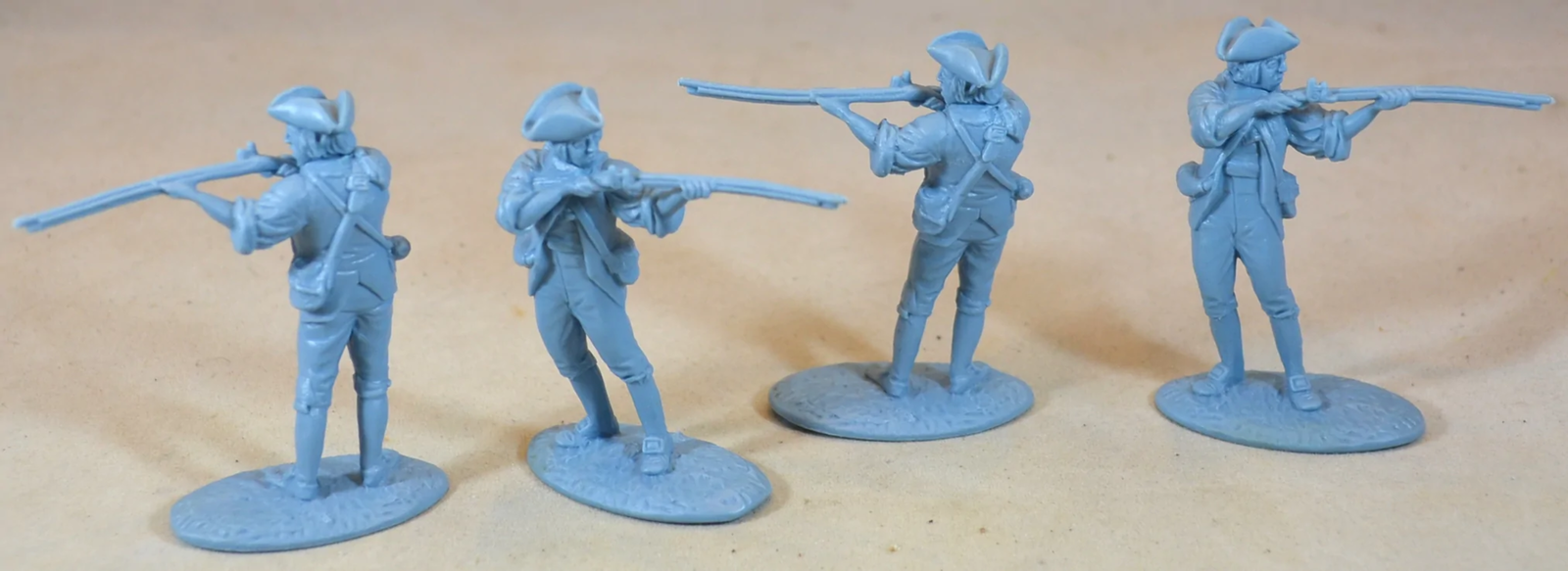 LOD Barzso American Revolution Colonial Minutemen Firing Line Blue | eBay