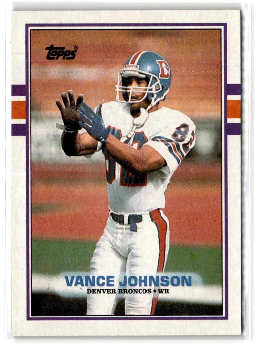 1989 Topps FOOTBALL #245 Vance Johnson Denver Broncos | eBay