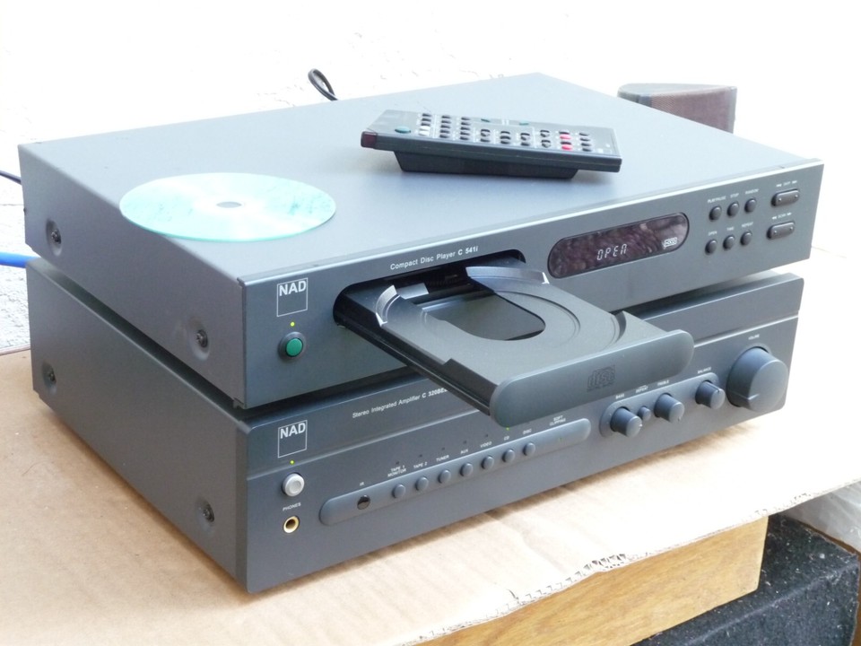 NAD C 320BEE Stereo Amplifier + NAD C 541i 24-Bit CD HDCD Player | eBay