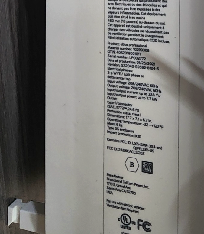 Innogy eBox Professional EV Charger | 7.7kW 32A |TYPE- J1772 | eBay