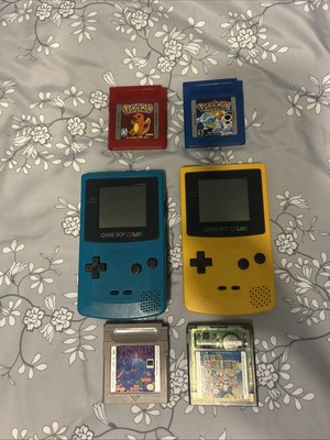 Game Boy Color Yellow Console Game Boy Color Console Teal w Pokémon ...