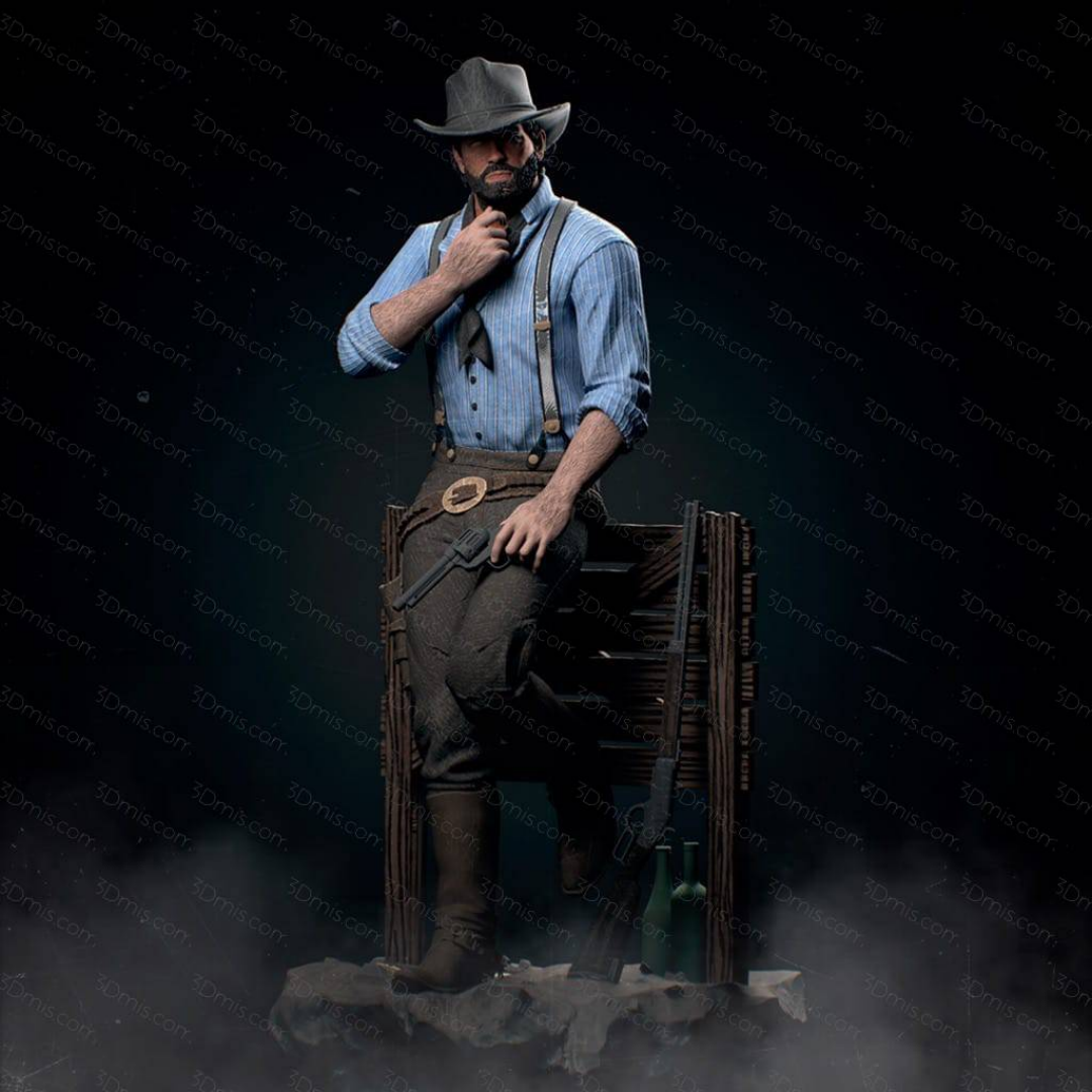 Arthur Morgan 1/24 Scale Resin Model Kit Unassembled Unpainted 3D ...