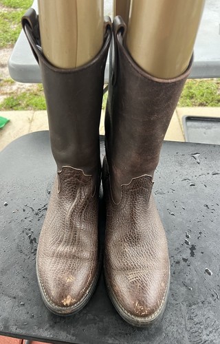 Red Wing 1159-1 Men’s Brown Bullhide Pecos Cowboy Western Boots Size 9 ...